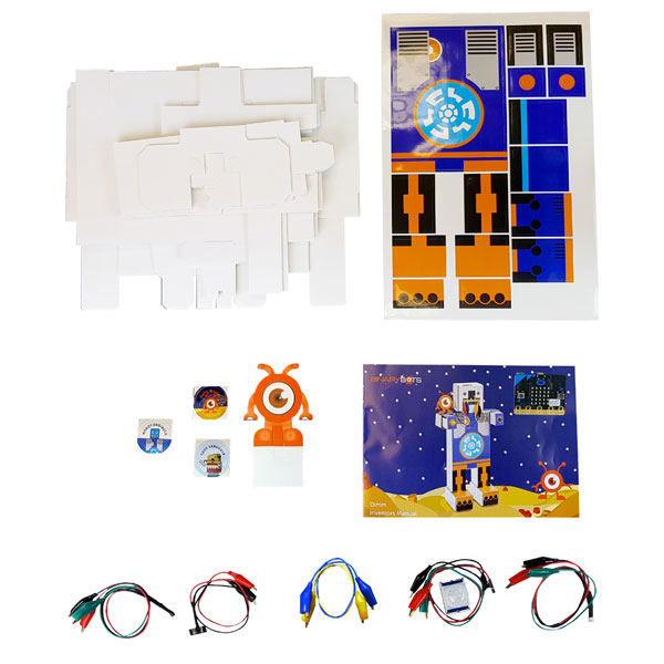 Binarybots Dimm Programmable Robot With Microbit And Sensors Rapid Online