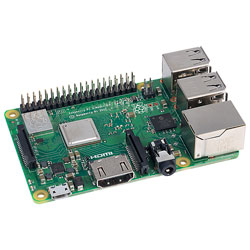 Raspberry Pi 3 Model B+ 1 Quad Core 1.4GHz 1GB RAM WiFi & Bluetooth ...