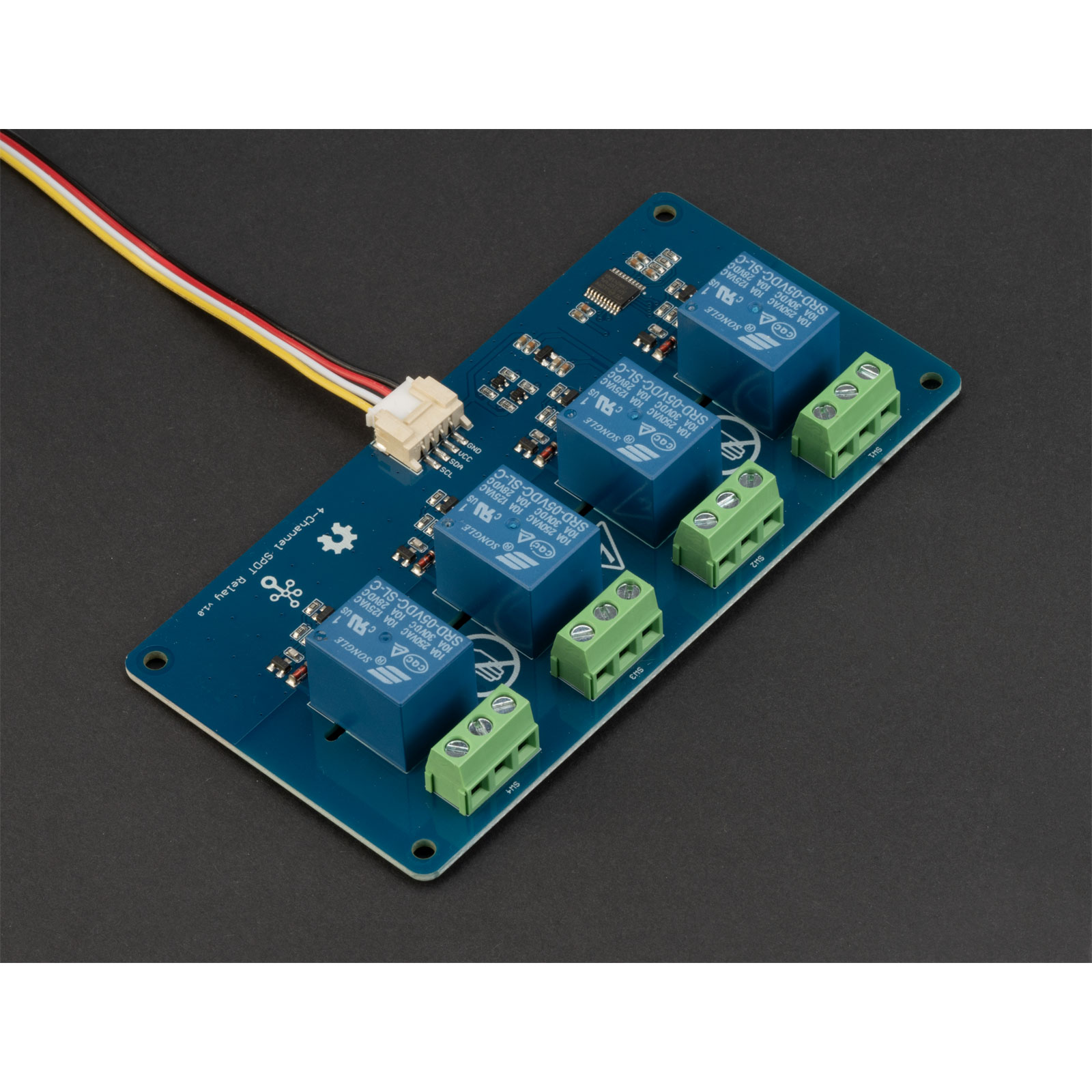 Seeed 103020133 Grove - 4-Channel SPDT Relay | Rapid Online