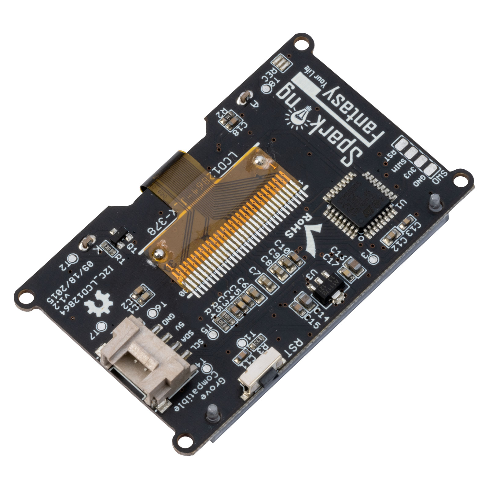 Seeed 114990502 Grove I2clcd With Universal Grove Cable Rapid Online