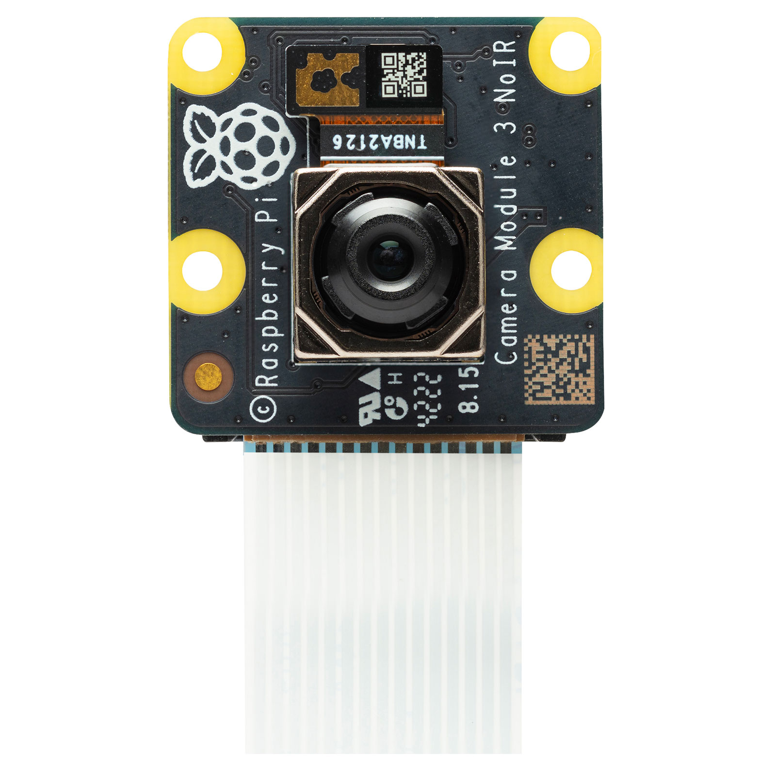 Raspberry Pi SC0873 Camera Module 3 (NoIR) with Standard Lens | Rapid ...
