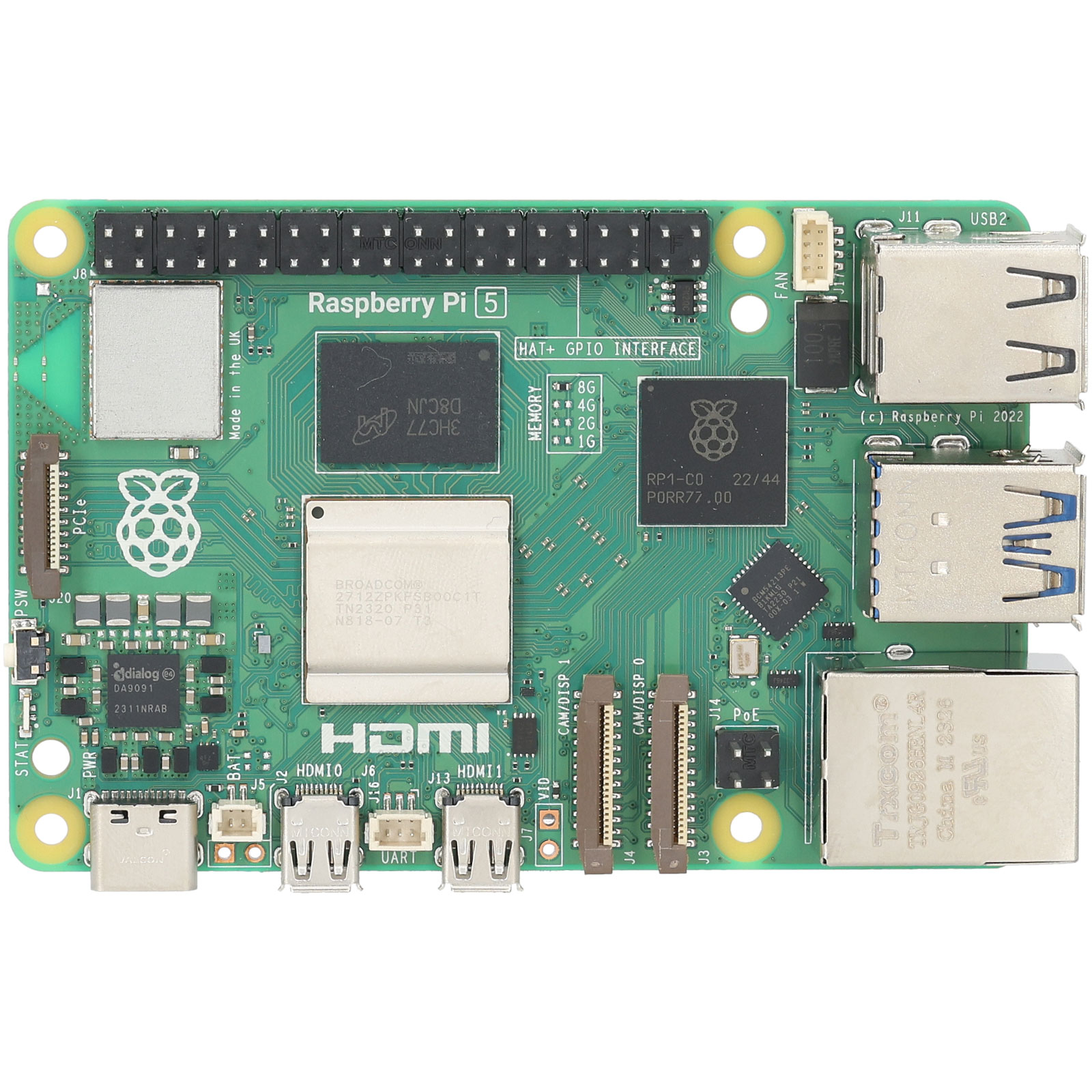 Raspberry Pi 5 4GB SC1111 64-bit Quad-Core Single Board Computer ...
