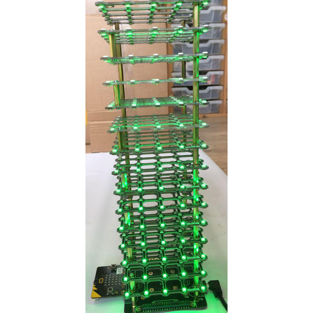 4tronix Cube Bit 5x5x5 Addressable Rgb Leds Rapid Online