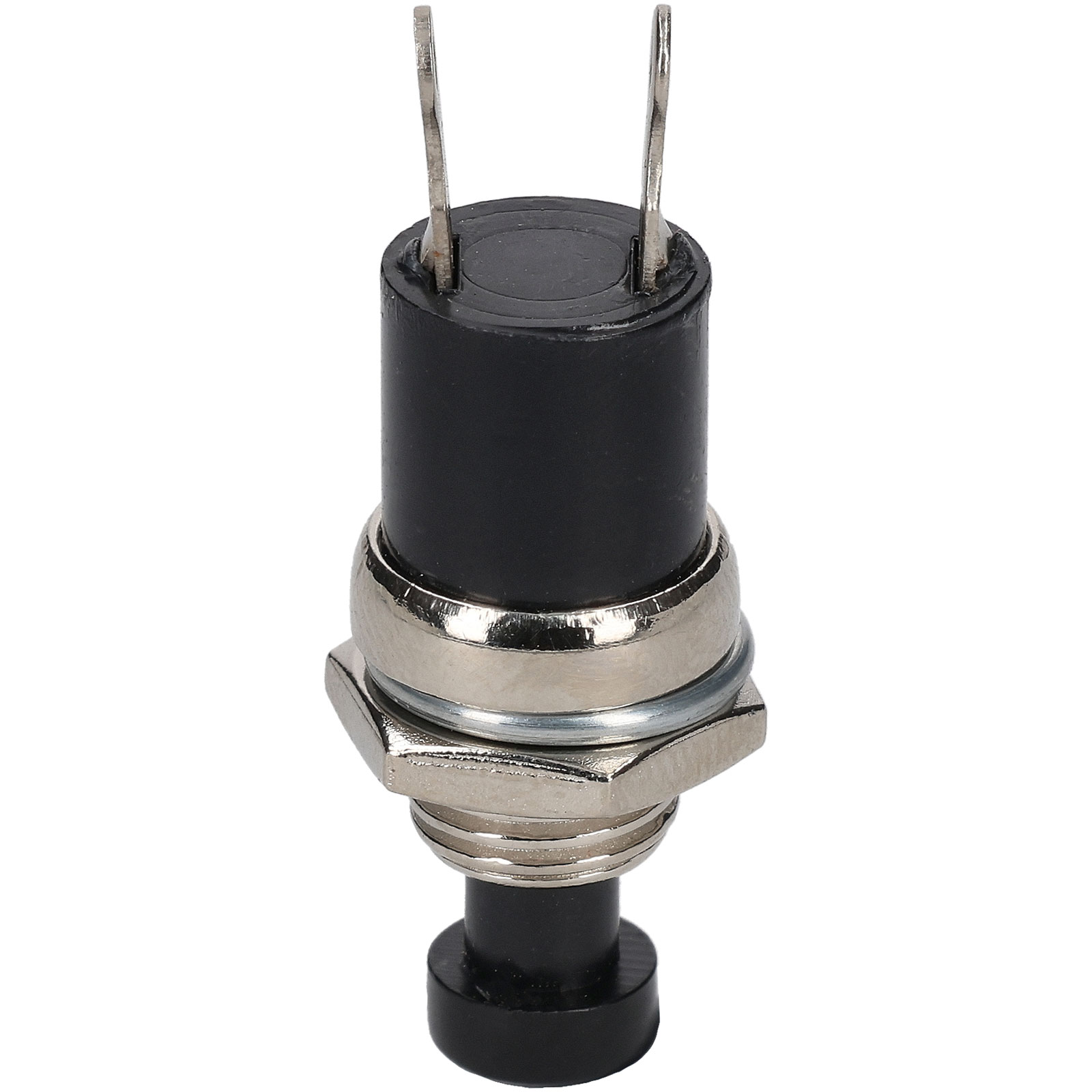 R-TECH 780522 Miniature Push to Make Switch Black | Rapid Online