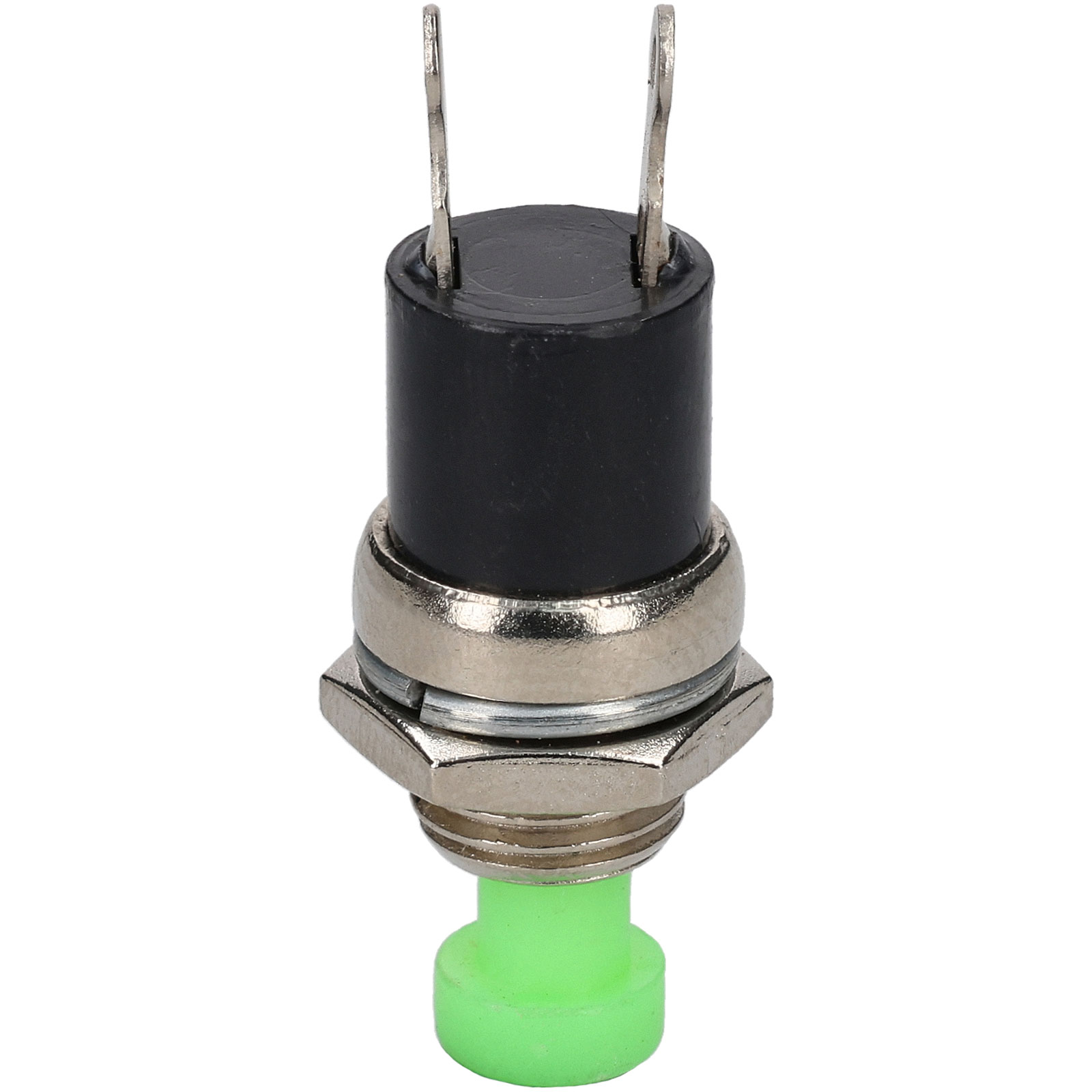 R-TECH 780524 Miniature Push to Make Switch Green | Rapid Online