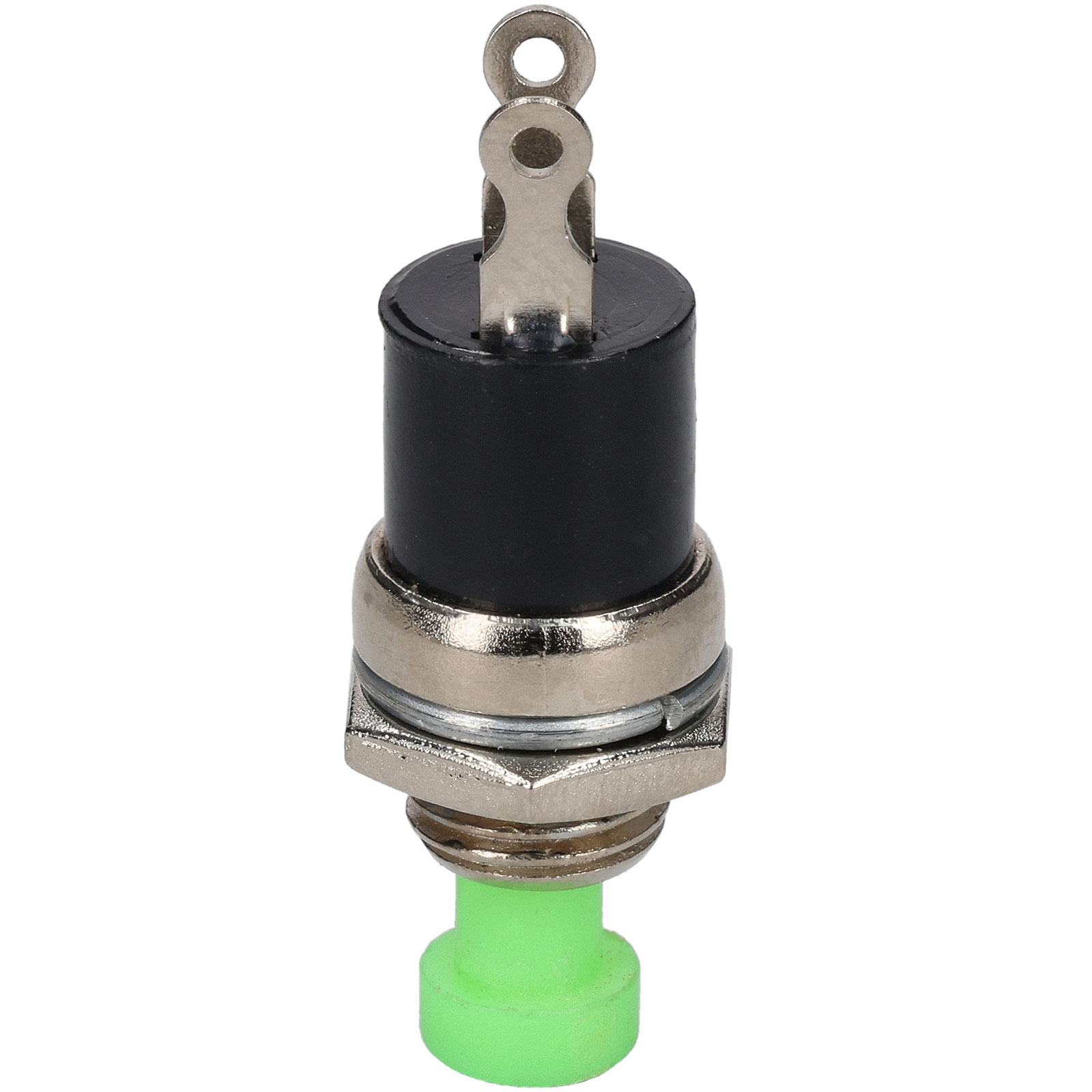 R-TECH 780524 Miniature Push to Make Switch Green | Rapid Online