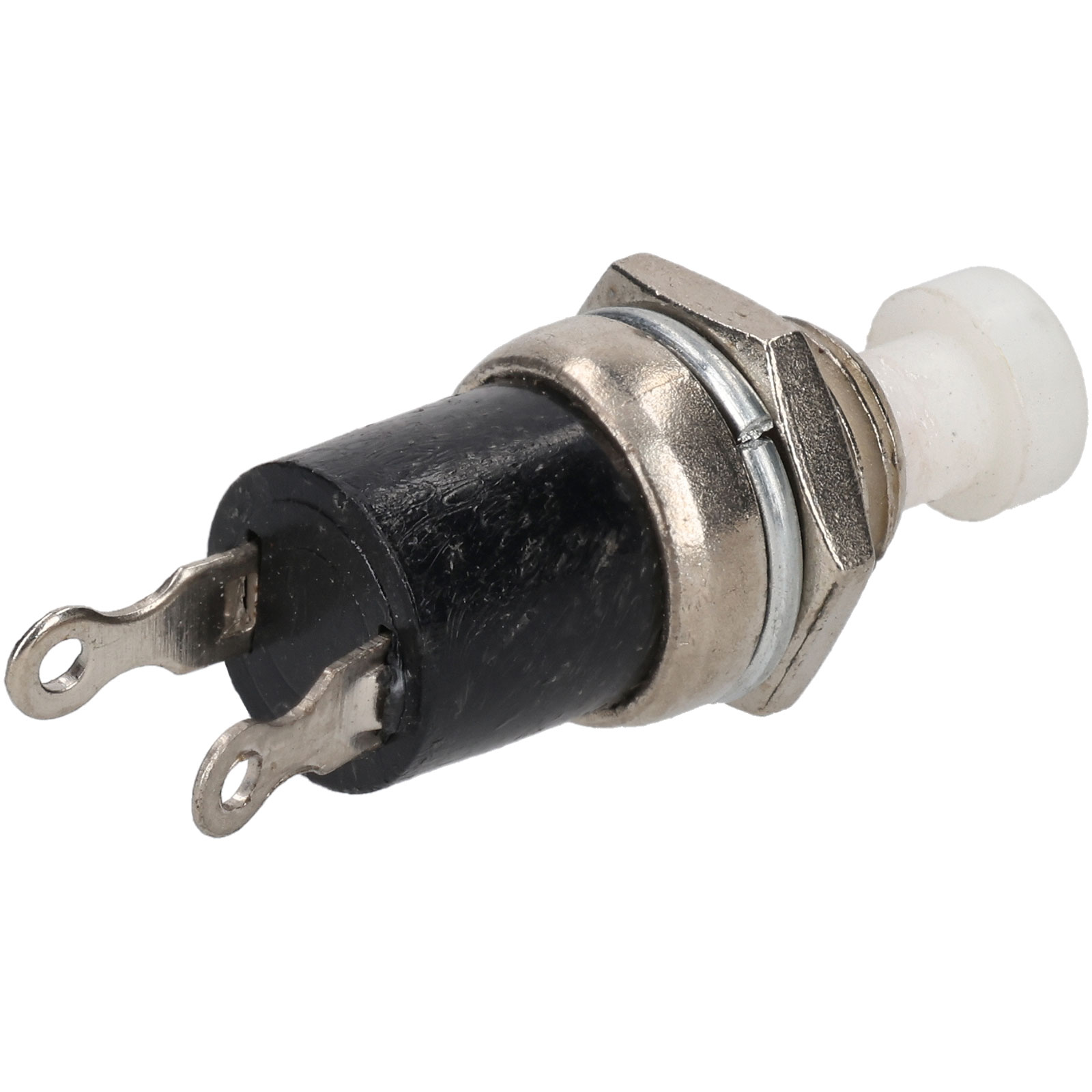 R-TECH 780525 Miniature Push to Make Switch White | Rapid Online