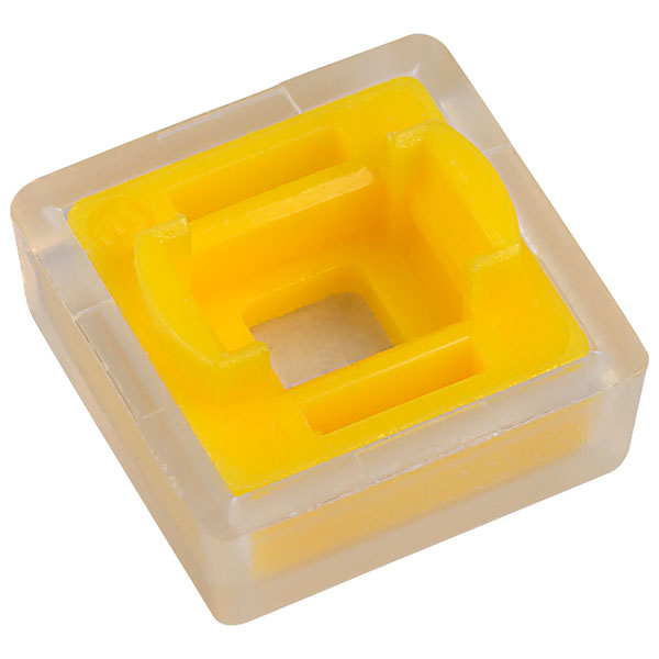 Diptronics KTL-SAY Tact Switch Cover Tll Series Yellow | Rapid Online