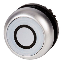 EATON M22-DL-W Illuminated Pushbutton Flush White 216922 | Rapid Online