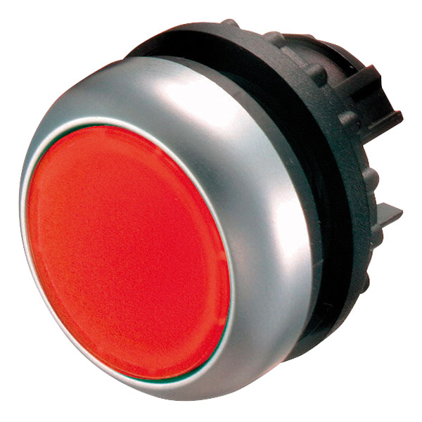 EATON M22-DL-R Illuminated Pushbutton Flush Red 216925 | Rapid Electronics