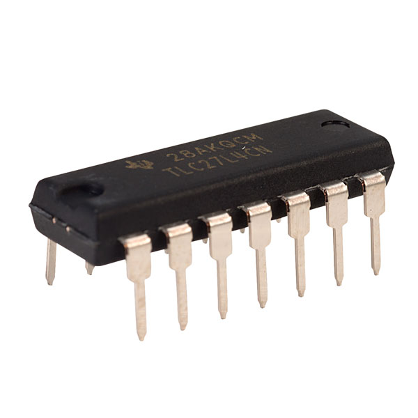 Texas Instruments TLC27L4CN OP AMP Quad | Rapid Electronics