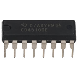 Texas Instruments CD4510BE BCD Up Down Counter | Rapid Online
