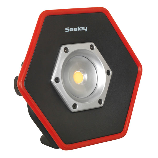 Sealey LED057 Rechargeable Floodlight 20W COB LED Lithium-ion Colour ...