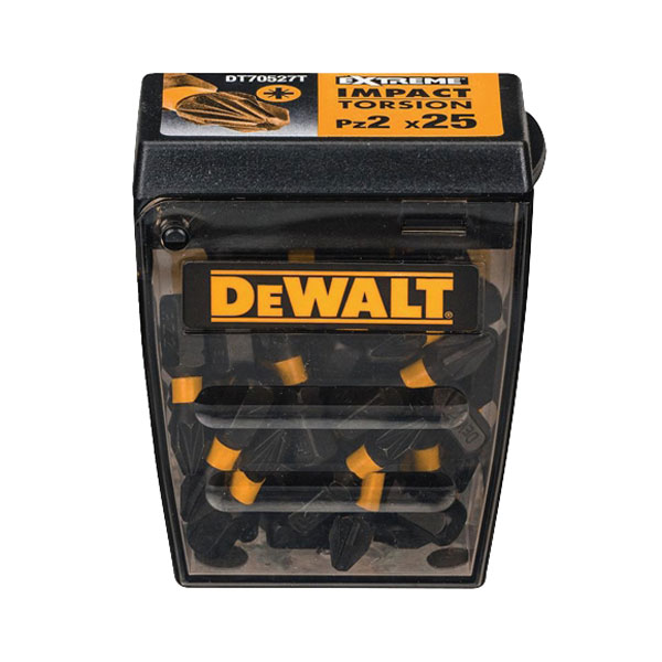 DeWalt DT70527TM-QZ Torsion Impact Bit Tic Tac PZ2 25mm Display 20 x ... DeWalt DT70527TM-QZ Torsion Impact Bit Tic Tac PZ2 25mm Display 20 x ...