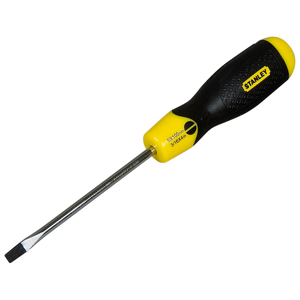 Stanley 0-64-923 Cushion Grip Screwdriver Parallel Tip 2.5mm x 75mm ...