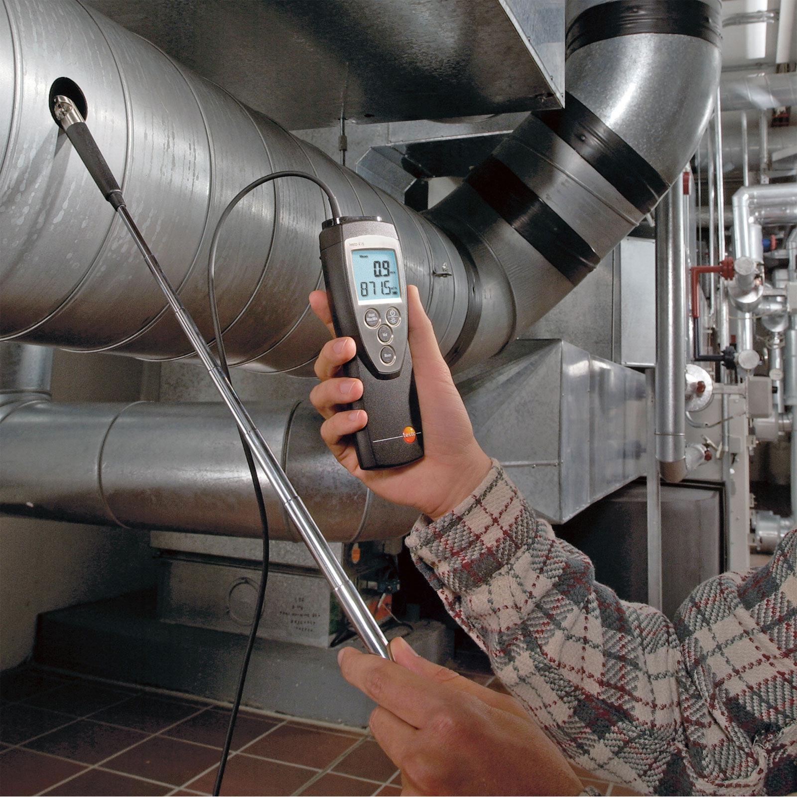 Testo 0560 4160 416 Vane Anemometer | Rapid Online