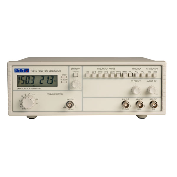 Aim-TTi TG315 3MHz Function Generator | Rapid Online