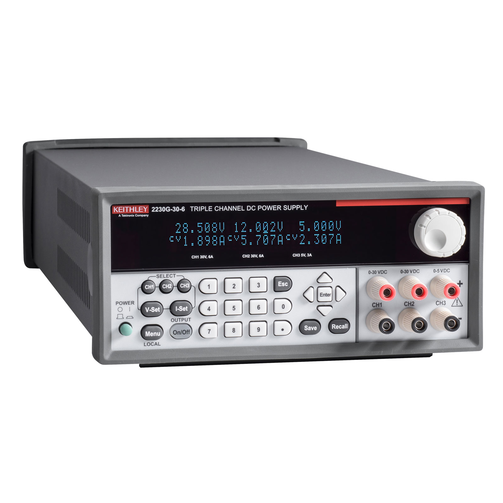 Keithley 2230G-30-6 375W Programmable 3-Channel DC Power Supply GPIB ...
