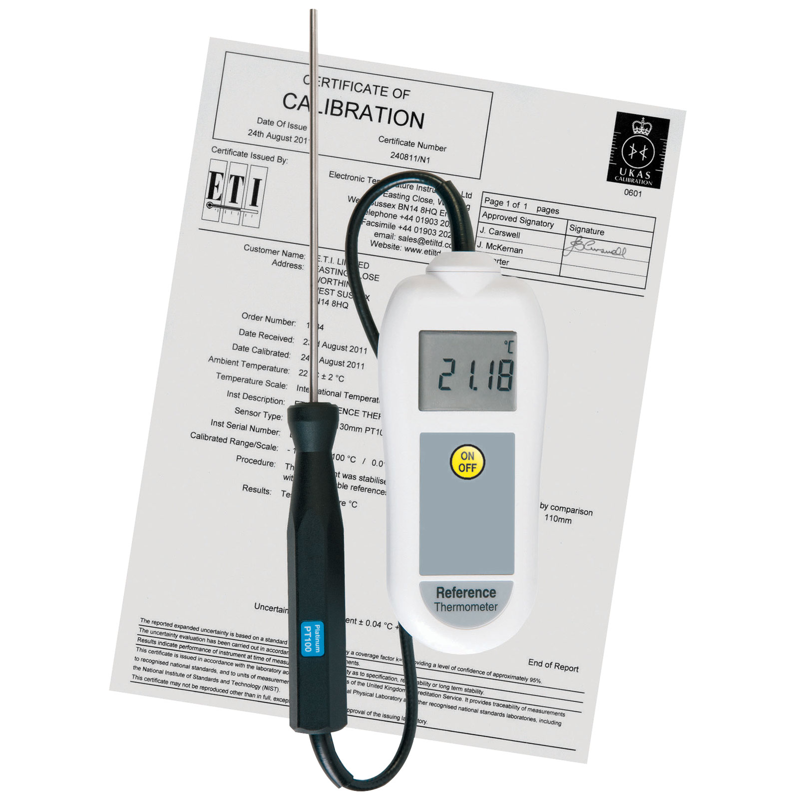 ETI 222-055 Reference Thermometer | Rapid Online