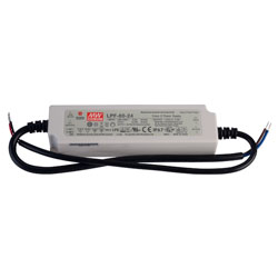 Mean Well LPF-60-24 Constant Voltage & Constant Current LED PSU 24V 2.5A 60W | Rapid Online