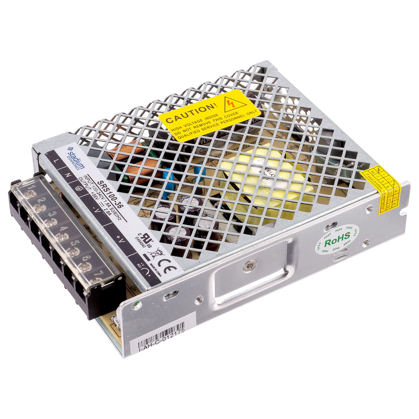 TT Electronics SRS-100-36 Enclosed Power Supply 36V DC 2.8A 101W ...