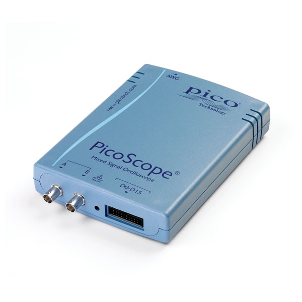 PicoScope 3206 MSO 200 MHz 2 channel scope with 16 logic and AWG Kit ...