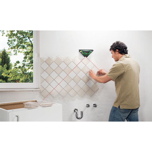 Bosch 0603664000 PLT2 Right Angle Tile Laser Level 7m Range | Rapid Online