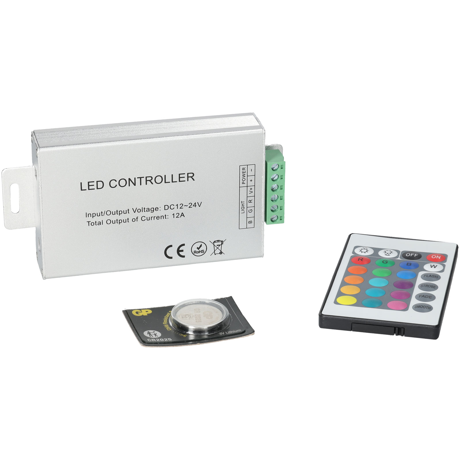 Tiger Power Supplies TIG-REM-RGB-RF RF Remote Control & Receiver RGB ...