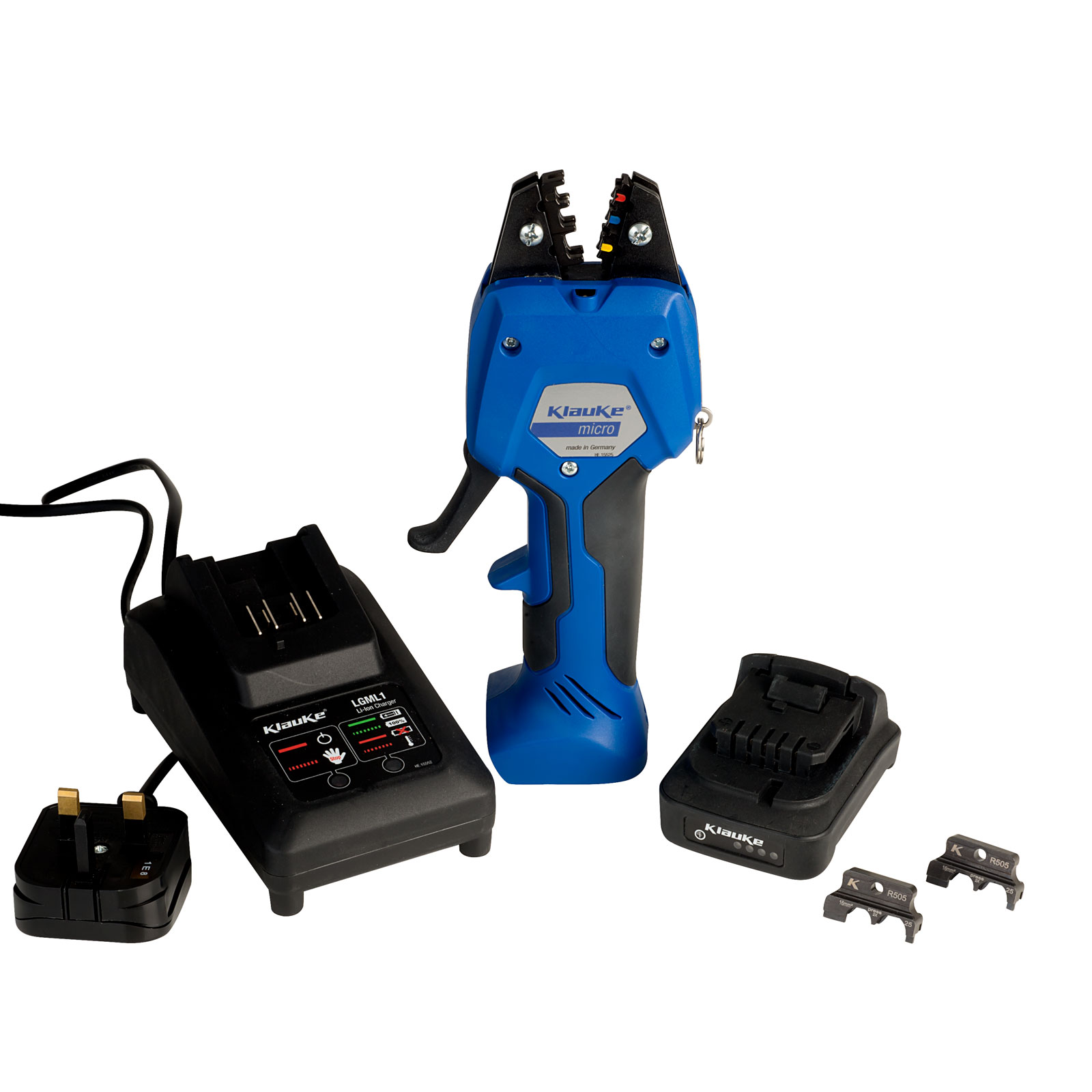 Klauke EK50ML Micro Electro-Mechanical Crimping Tool In Case | Rapid Online
