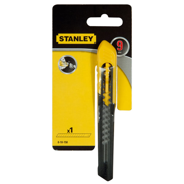 Stanley 0-10-150 SM9 Snap Off Blade Knife 9mm | Rapid Online