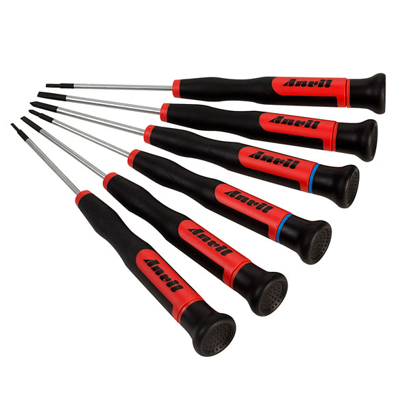 Anvil AV-PSS6 Precision Screwdriver Set 6pc | Rapid Online