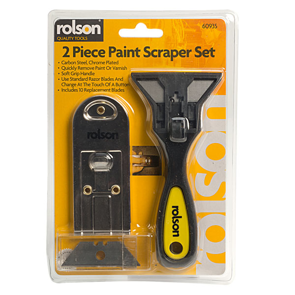 Rolson 60935 2pc Scraper Set | Rapid Online