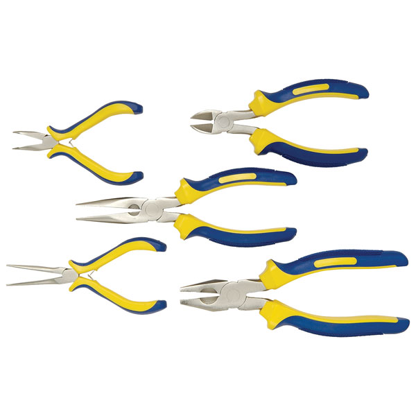 Blackspur BB-PL414 Pliers Set - 5pc | Rapid Electronics