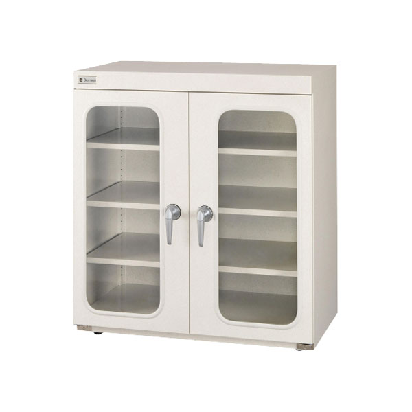 SJM Eurostat ESD Cabinet 2 Door 3 Shelf 386L | Rapid Electronics