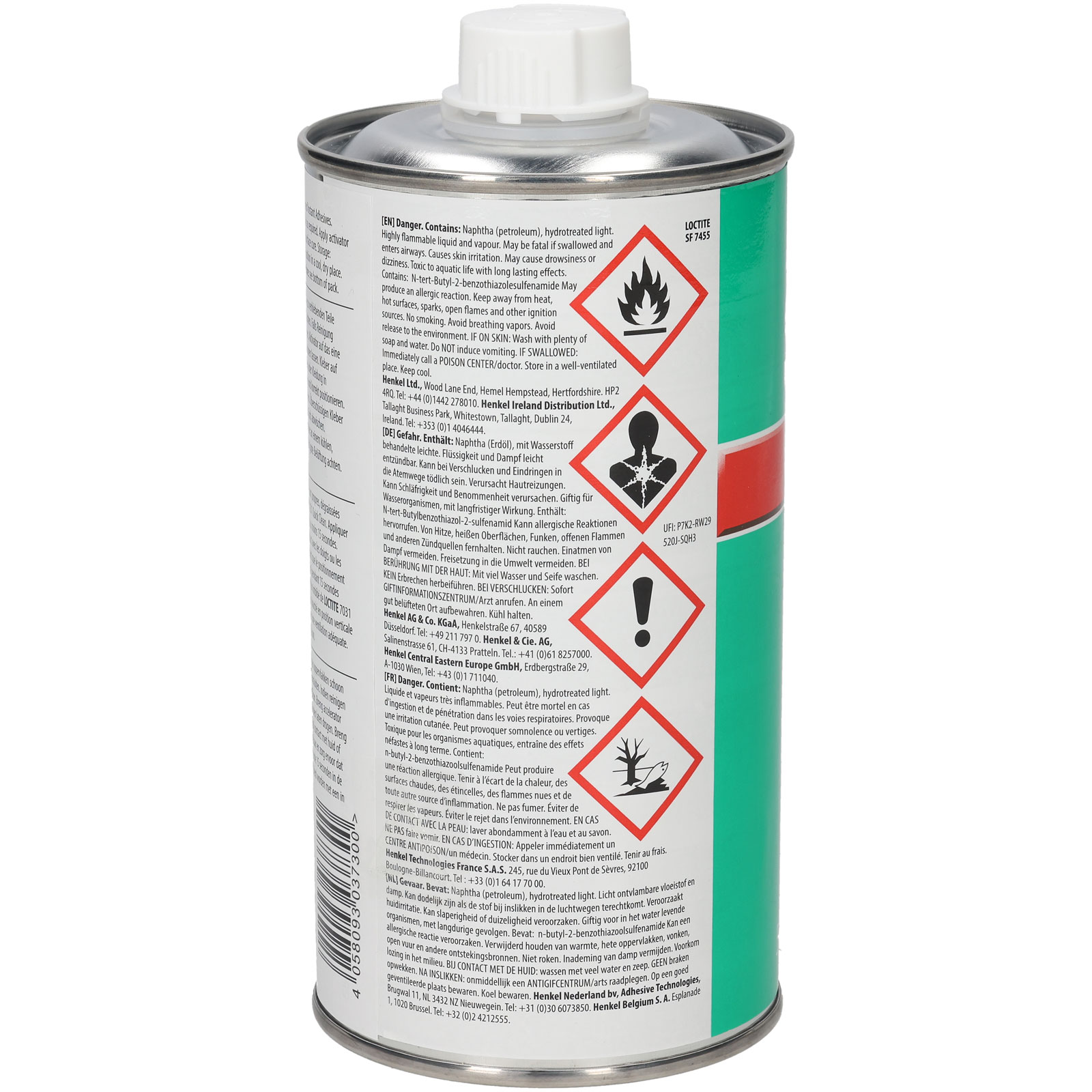 Loctite 2747572 SF 7455 Tak Pak Activator 500ml | Rapid Online