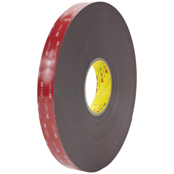3M 5962F/2533 VHB™ Tape 5962F, Black, 25 mm x 33 m, 1.6 mm | Rapid Electronics