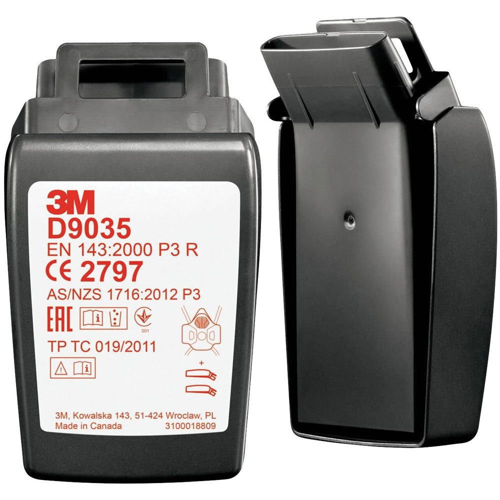 3M D9035 Secure Click Particulate Filter 2 pc | Rapid Electronics