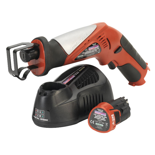 Sealey CP40COMBO12 Cordless Li Reciprocating Saw 12V with Battery ...