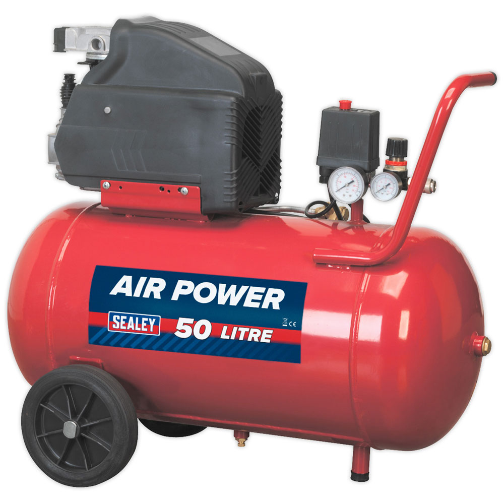 Sealey SA5020 Compressor 50ltr Direct Drive 2.0hp | Rapid Electronics