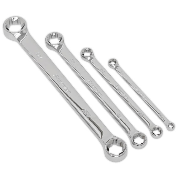 Sealey AK550 Trx-star Double End Spanner Set 4pc | Rapid Electronics