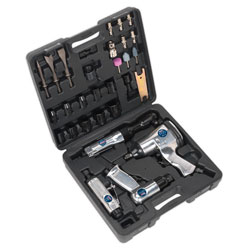 Sealey SA2004KIT Air Tool Kit 4pc with Accessories | Rapid Online