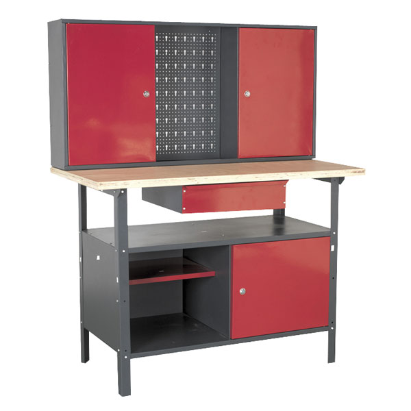 Workstation 1.2mtr with Drawer and Cupboard | Rapid Electronics