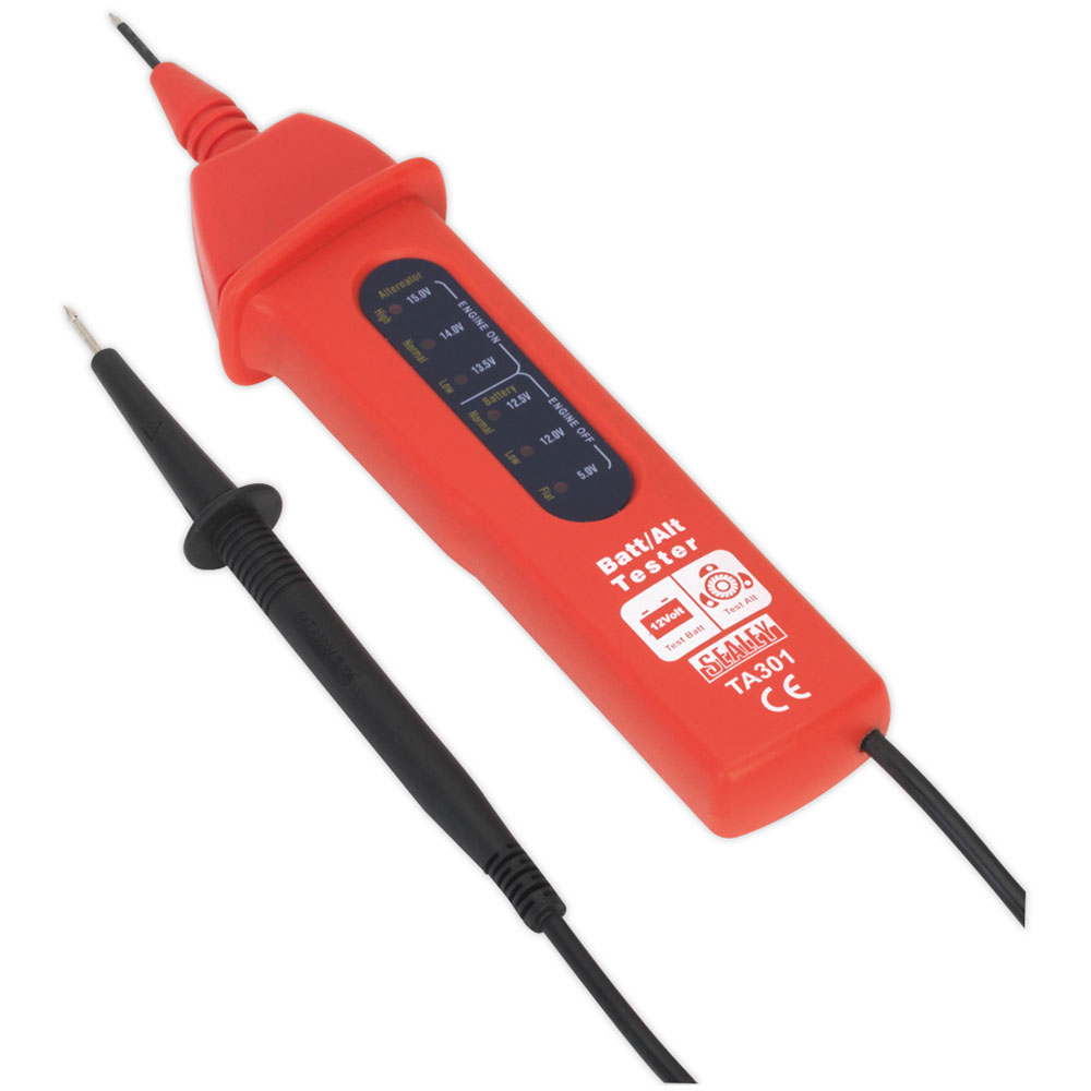 Sealey TA301 Automotive Battery/alternator Voltage Tester | Rapid ...
