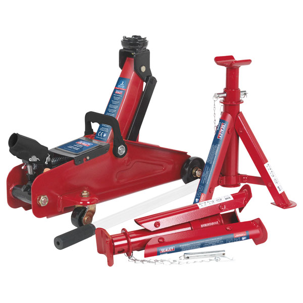 Sealey 1030CXDK Trolley Jack Yankee 2tonne Short Chassis | Rapid ...
