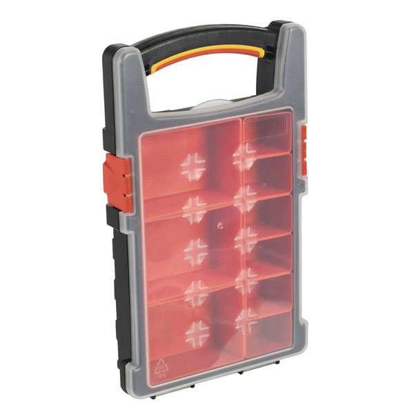Sealey APAS1R Parts Storage Case with 9 Removable Compartments | Rapid ...