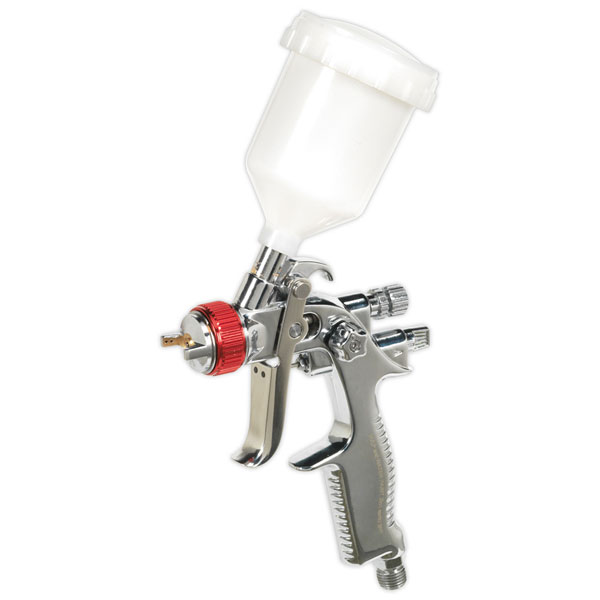 Sealey HVLP736 HVLP Gravity Feed Touch-Up Spray Gun 0.8mm Set-Up ...