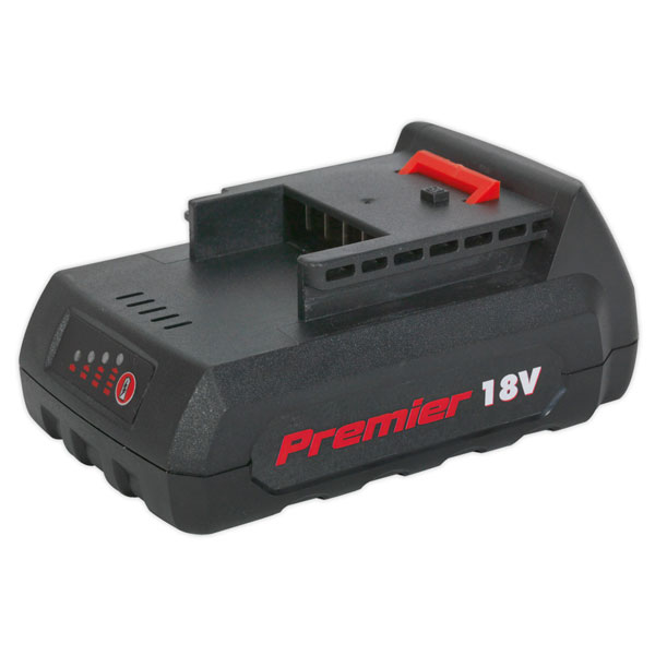Sealey CP6018VBP Cordless Power Tool Battery 18V | Rapid Electronics