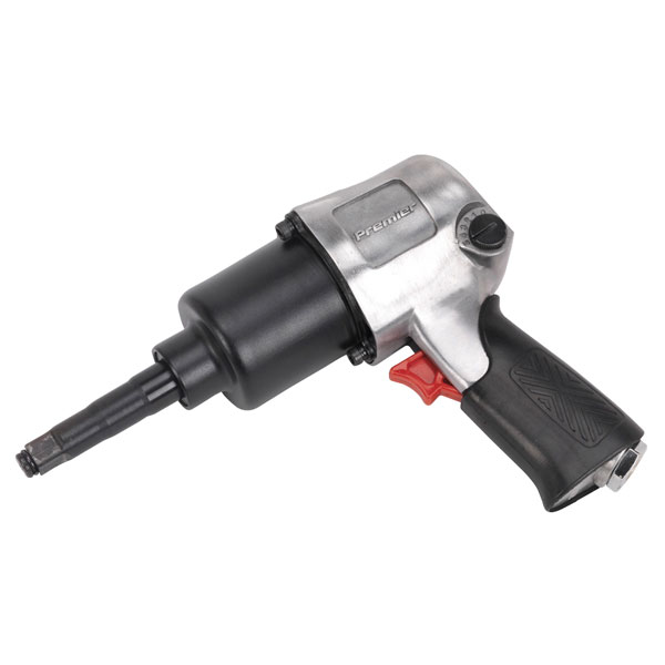 Sealey SA602L Air Impact Wrench 1/2"Sq Drive Twin Hammer - Long Anvil | Rapid Electronics