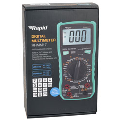 Rapid RHMM17 Digital Multimeter | Rapid Online