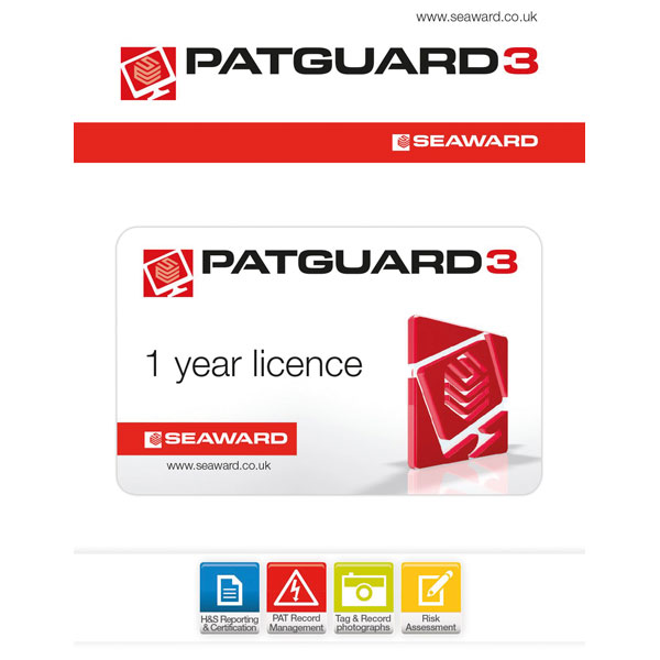 Seaward 400A910 PATGuard 3 Elite 1 Year Card | Rapid Electronics